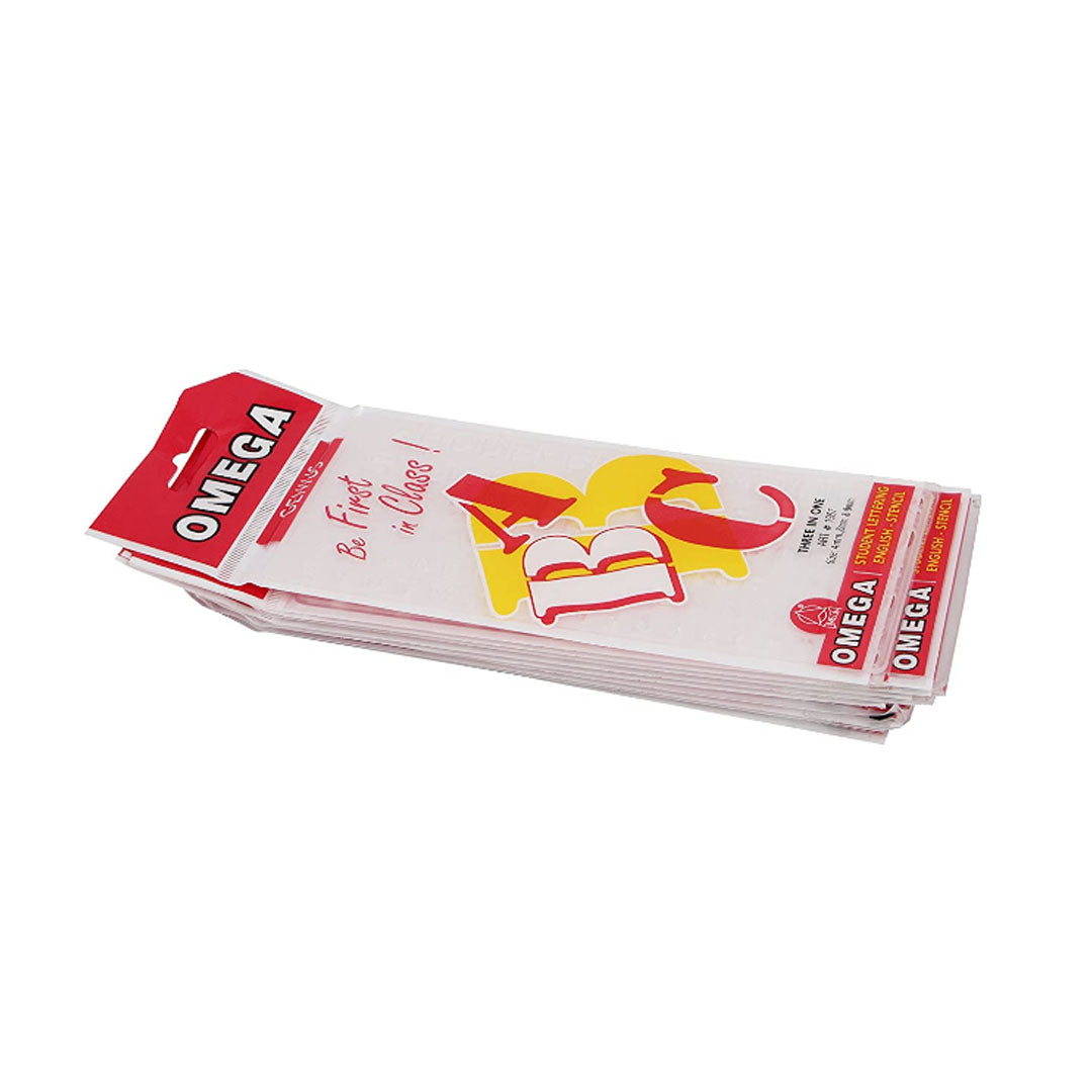 Omega Student Stencil 4,6,8mm - 1967 – Skyblue Stationery Mart